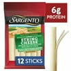 Great Value Light Mozzarella String Cheese Snack, 10 oz Bag, 12 Cheese ...
