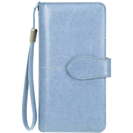 Wallet Leather Ladies Protection Ladies Wallet Large Many Compartments ...