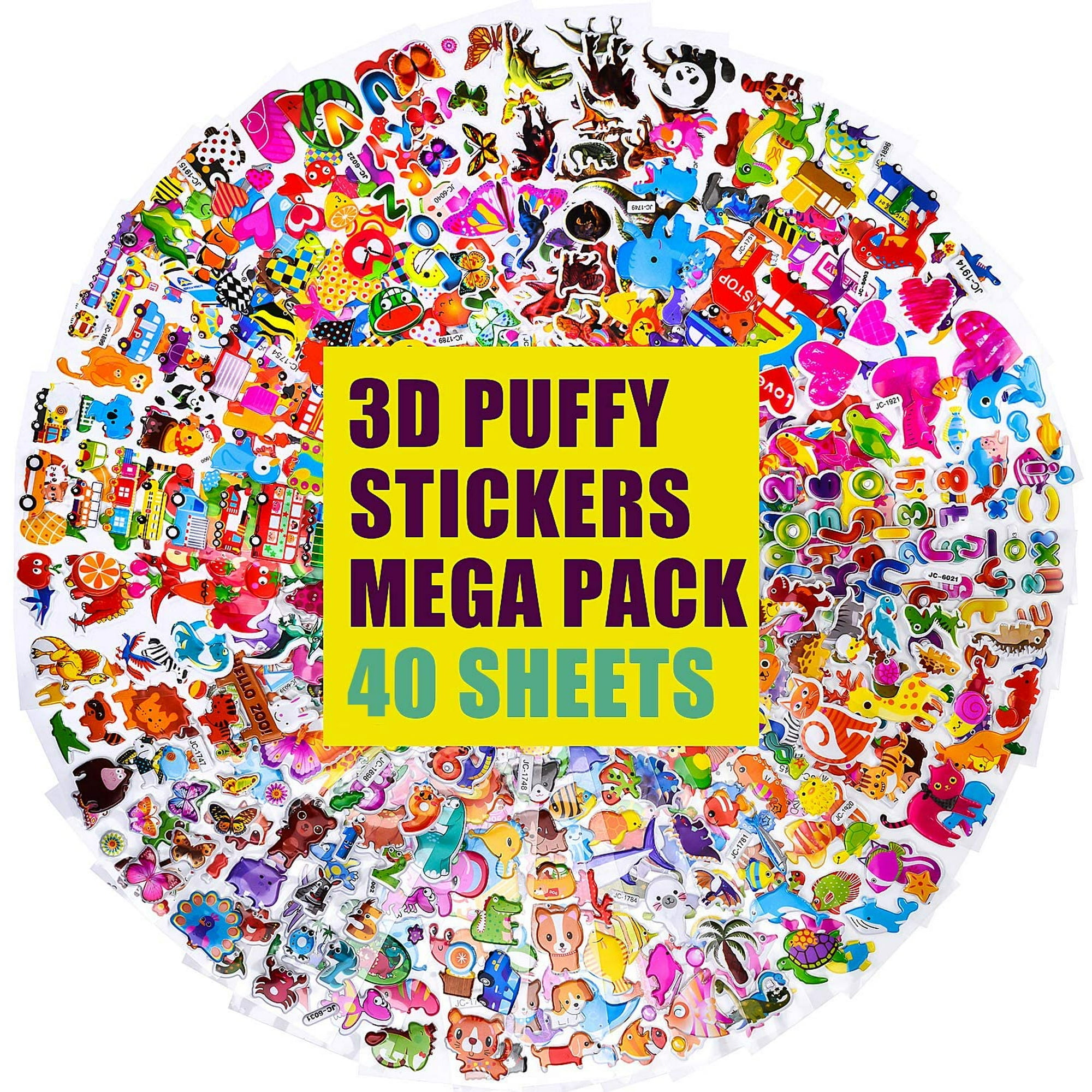 Click here for Renxingdao 3d Kids Stickers 1200+ Puffy Stickers F... prices