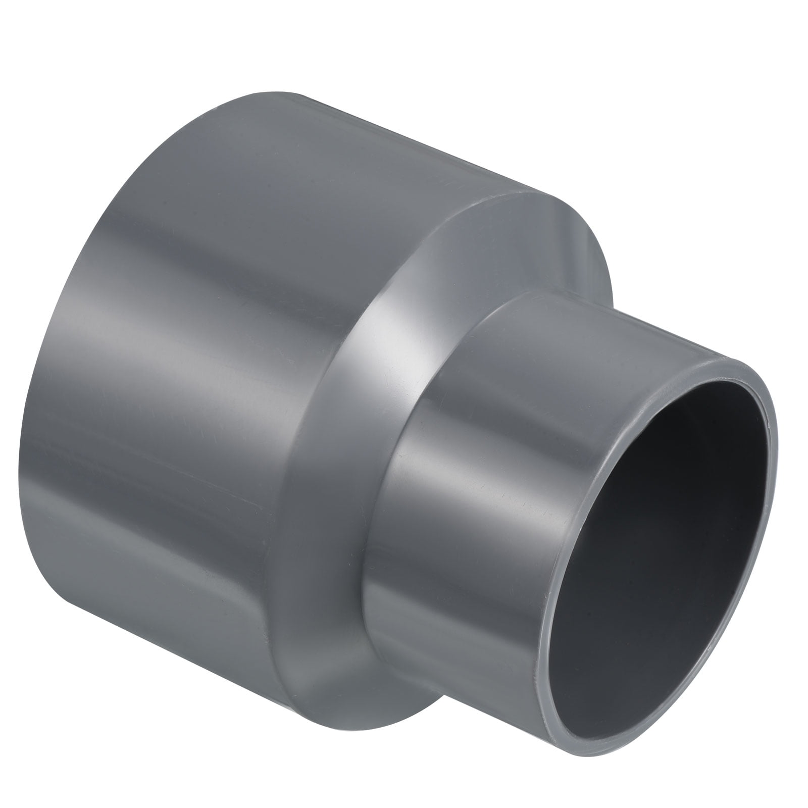 Uxcell 90x63mm PVC Reducer Pipe Fitting Straight Coupling Connector ...