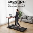 Alvantor Walking Pad Treadmill Portable Under Desk Quiet Adjustable ...