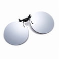 GJX Round Rimless Clip on Sunglasses Photochromic Polarized Clip-On ...