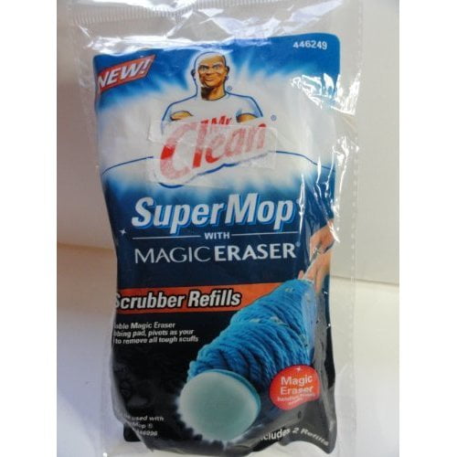 Mr. Clean Magic Eraser Super Twist Mop, Scrubber Refill - Walmart.com
