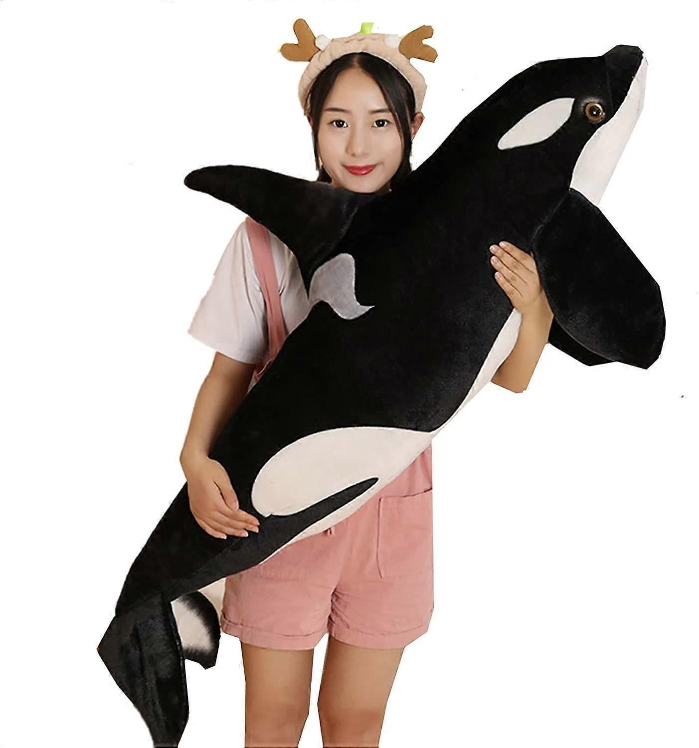 Peluche de ballena, peluche realista, simulación de orca, peluche de ...