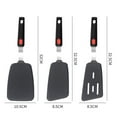 Silicone Spatula Turner, Heat Resistant Kitchen Spatulas for Nonstick ...