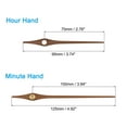 Uxcell Clock Hands Kit, 3 Set Wooden Clock Mechanism Movement Wall ...