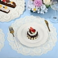 100 Pack Round White Paper Doilies 13.5 Inch Lace Paper Place Mats ...
