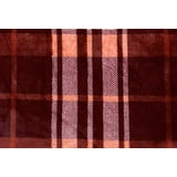 Serafina Home Fall Farmhouse Throw Blanket: Soft Burgundy Red Purple ...
