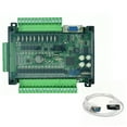 Programmable Logics Controller PLC Board FX3U 24MT With Cable 14 Input ...