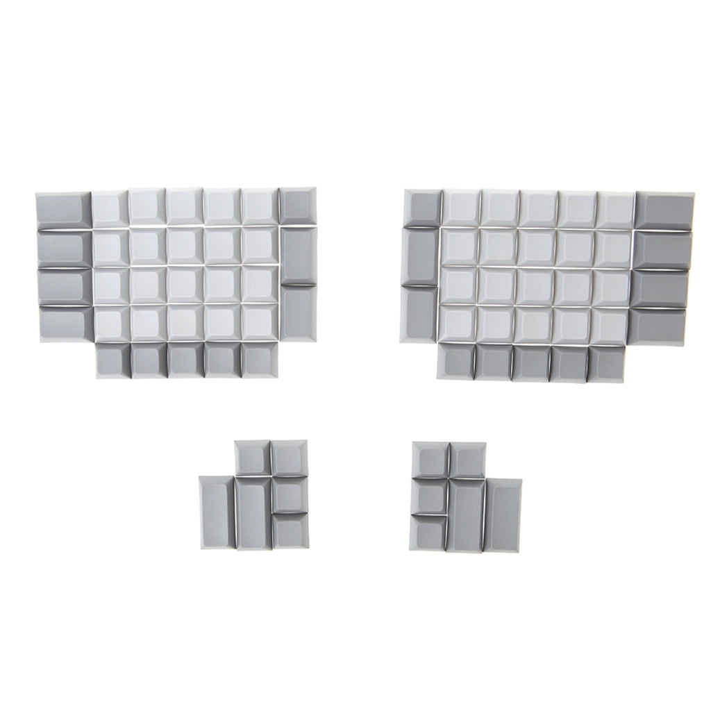 Buy 76-key DSA PBT Blank Ergodox Key Caps, Unique No Engraving Mechanical Keyboard Online at ...