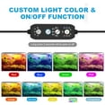 SEAOURA 14W Smart LED Aquarium Light - 24/7 Auto Timer & Full Spectrum ...