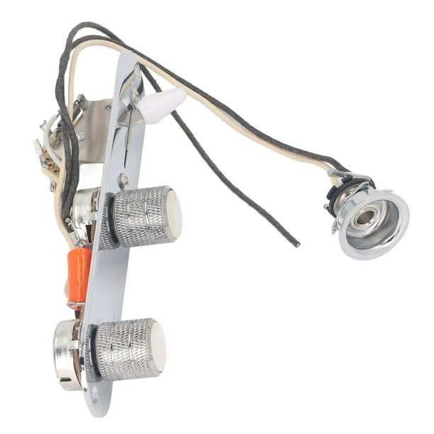 Electric Guitar Control Plate,Fully Loaded Guitar 3 Way Volume Tone ...