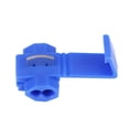 Rupoun 50pcs Blue Lock Quick Wire Splice Clips Terminal Connectors 0.72 ...