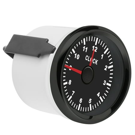 Dash Hour Meter,2in Universal Clock Gauge Auto Timepiece Clock Gauge ...