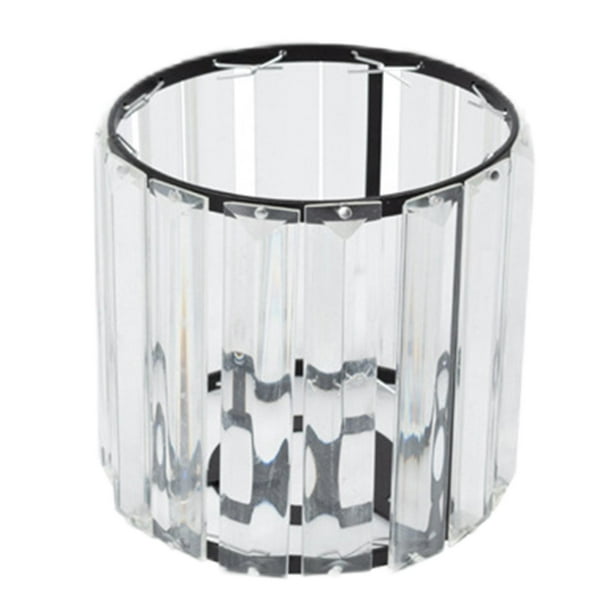Clear Crystal Shade Cover Replacements, Cylinder Crystal Lamp Shade ...