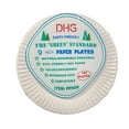 The "Green" Standard 9-Inch Paper Plates Uncoated, White 100 Plates ...
