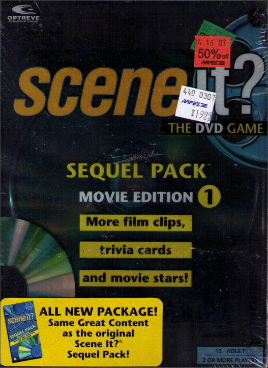 Scene It? The DVD Game Sequel Pack Movie Edition - (Mattel) - Walmart.com