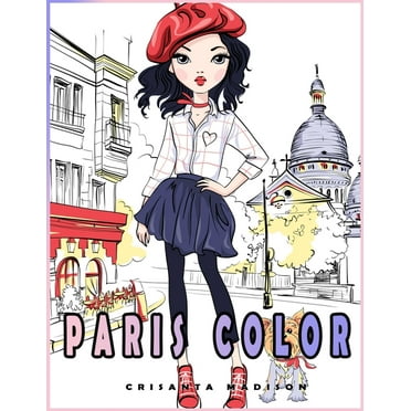 Iconic Paris Coloring Book - Paperback - Walmart.com