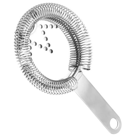 Universal Ice Strainer with Holes Stainless Steel Ice Filter Cocktail ...