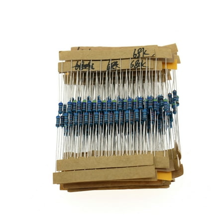 300 Pieces Film Resistors Stable Electric Part Electric Component ...