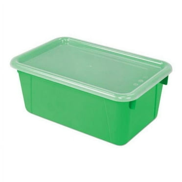 Storex Small Cubby locker Bin, with Cover, Classroom Colors Blue(6 ...