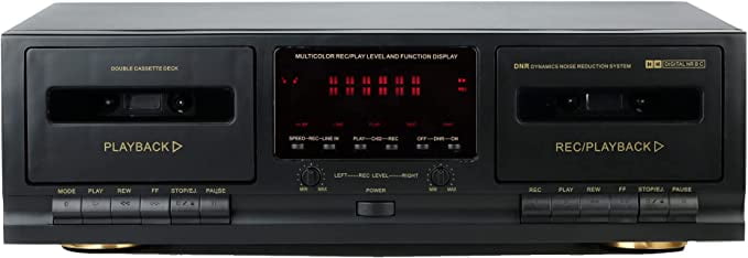 Pyle Dual Cassette Deck Stereo - Excellent Hi-Fi Sound, Compact and ...