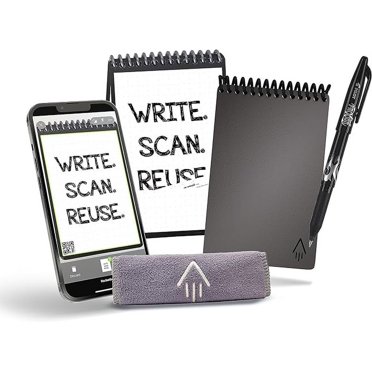 Rocketbook Fusion Smart Reusable Spiral Notebook, Lilac, Executive Size ...