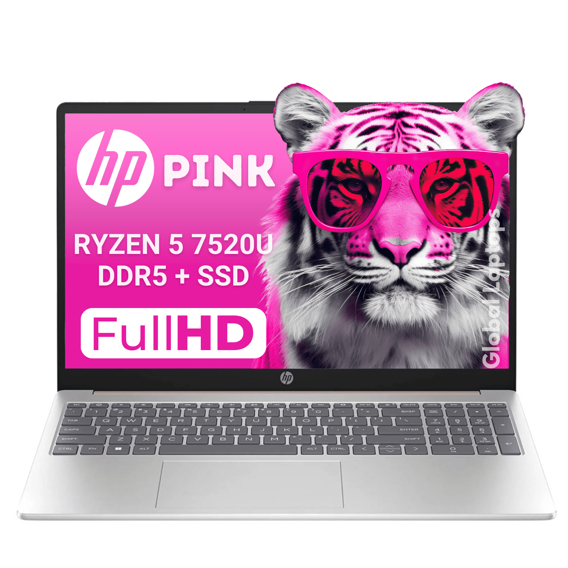 Laptop HP 15-FC39 Ryzen 5, 8Gb Ram, 256 Ssd, 1080p FHD AMD | Walmart en ...