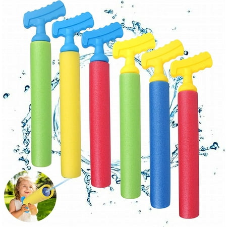 Lepai 6 Pack Foam Water Shooter, Water Guns Toys Water Blaster for ...