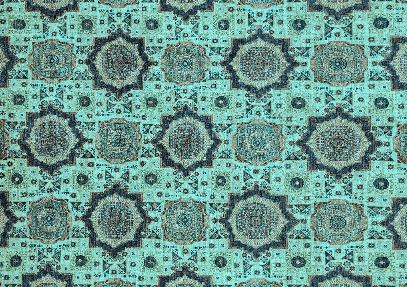 Ahgly Company Indoor Rectangle Abstract Light Blue Modern Area Rugs, 2 ...
