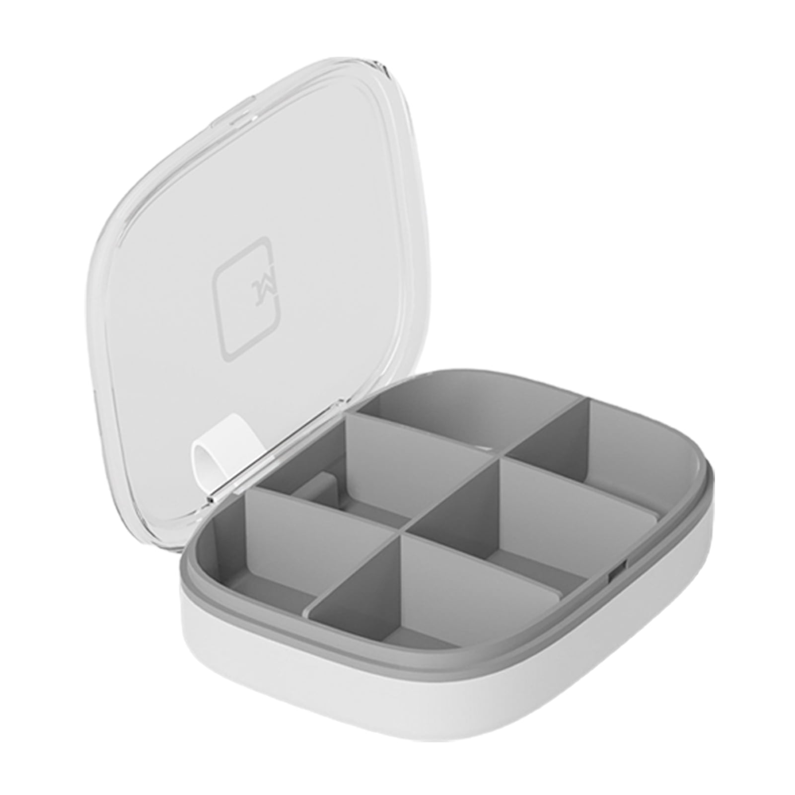 Anvazise Pill Case Portable Nordic Style ABS Transparent Lid Tablet ...