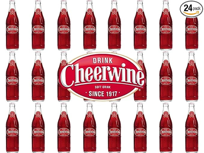Cheerwine Uniquely Southern Cherry Soda - Fizzy Wild Cherry Taste ...