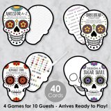 Big Dot of Happiness Day of the Dead - 4 Sugar Skull Party Games - 10 ...