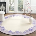 SAFAVIEH Kids SFK357A Handmade Ivory / Lavender Rug - Walmart.com