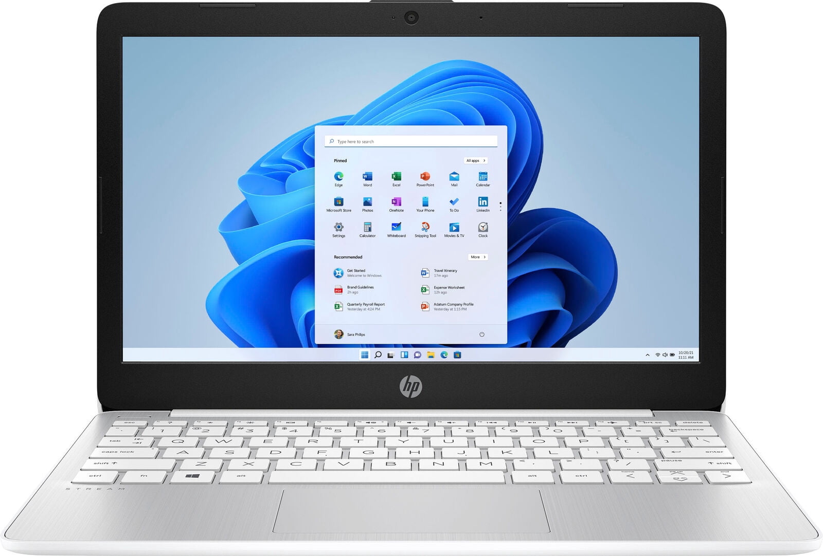 HP - Stream 11.6" Laptop - Intel Celeron - 4GB Memory - 64GB eMMC ...