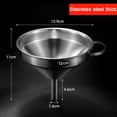 Large Stainless Steel Funnels for Home Cooking, Safe for Food Use ...