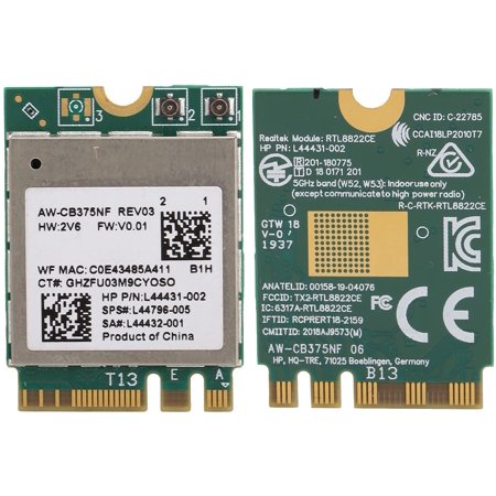 WiFi YDHely sewuat dule,2.4/5.0GHz Bluetooth 5.0 M.2 NGFF Wireless Network Card,for Win,802.11a ...