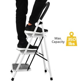 Cramer Stop-step Ladder, 23" Working Height, 300 Lbs Capacity, 2 Step ...