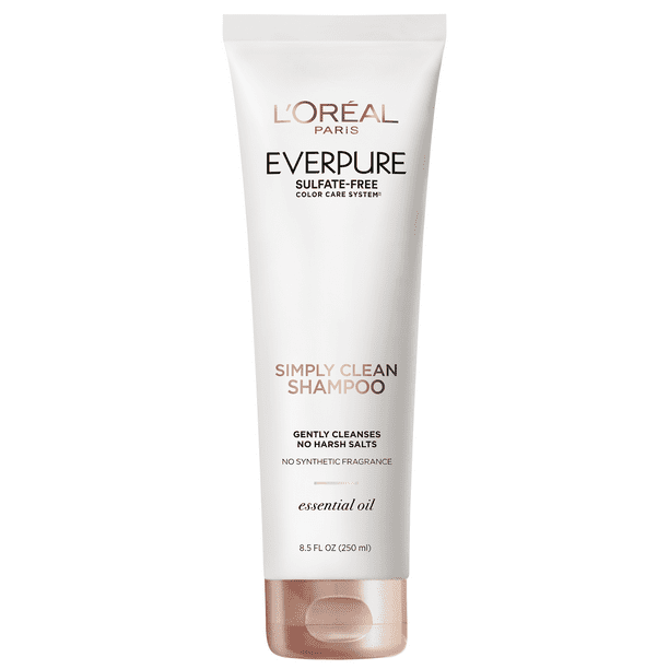 L'Oreal Paris EverPure Simply Clean Shampoo with Essential Oil Sulfates ...