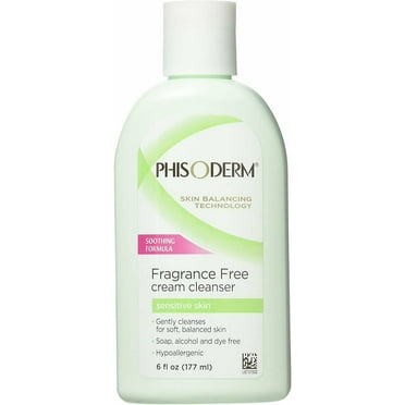 Phisoderm Deep Clean Cream Facial Cleanser for Normal to Dry Skin, 6 fl ...