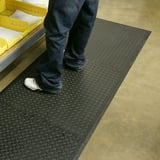 Rubber-Cal "Foot-Rest" Interlocking Anti-Fatigue Floor Mat - 1/2 in x ...