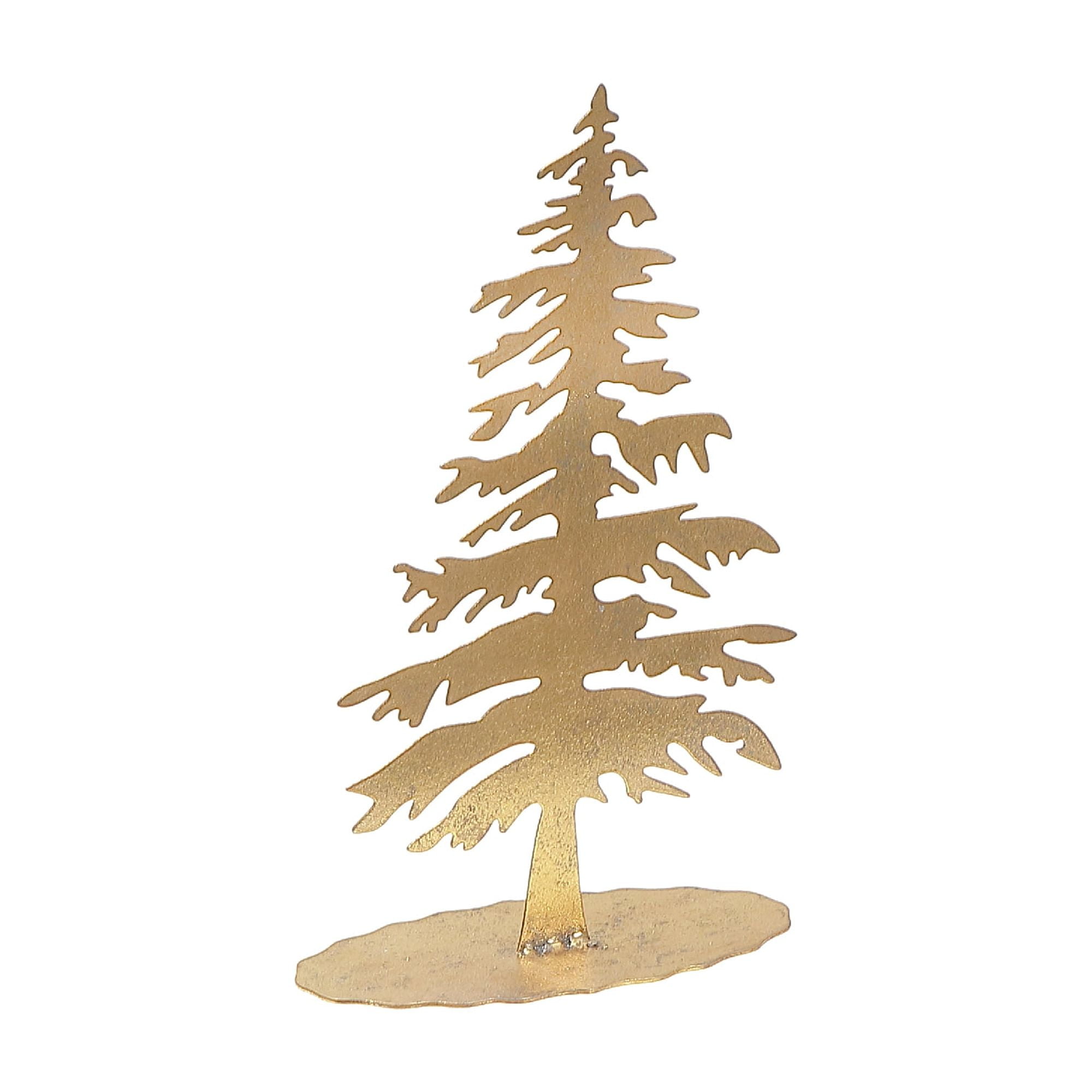 Click here for Ih Casadécor Gold Metal Tree Stand - Set Of 2 prices