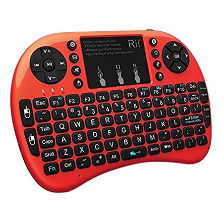 Rii i8+ BT Mini Wireless Bluetooth Backlight Touchpad Keyboard with ...
