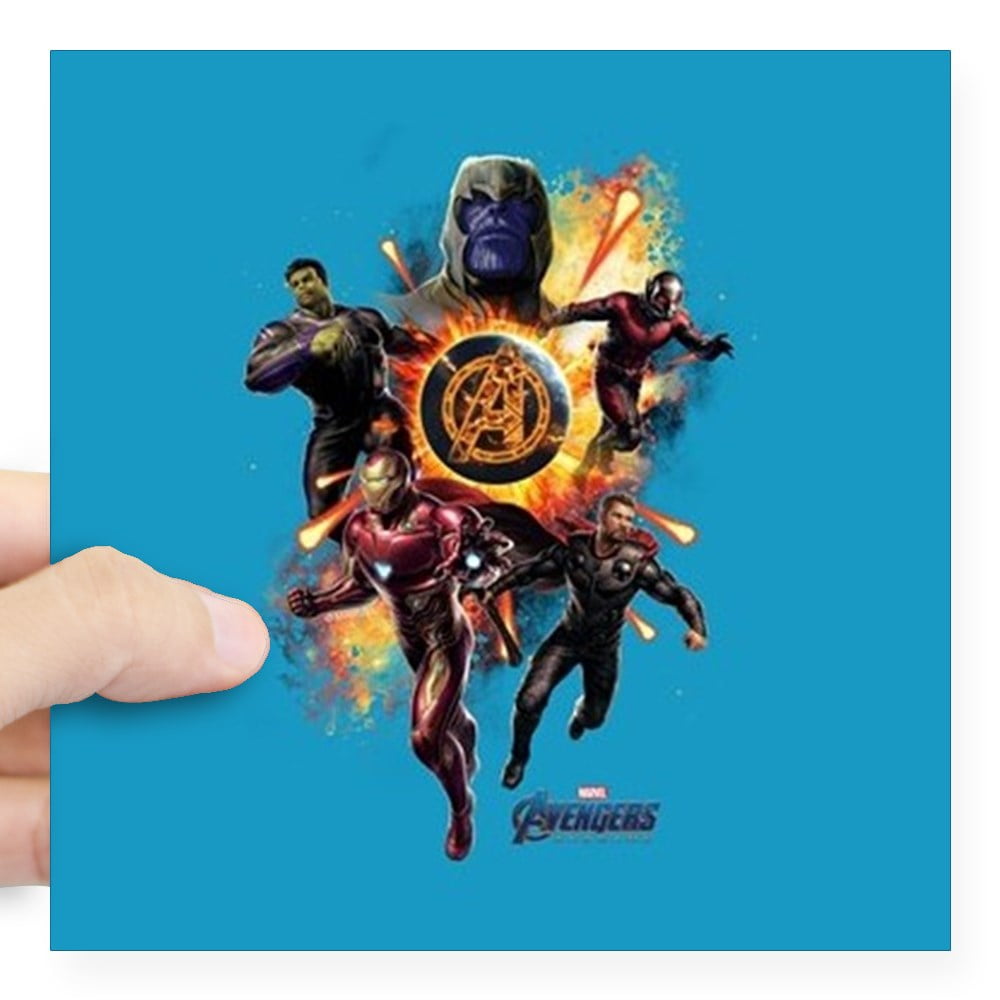 CafePress - Avengers Endgame Character Square Sticker 3 X 3 - Square ...
