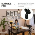 Desk Mic Stand Mics Microphone Clip Clamp Holders Mount Clips - Walmart.com