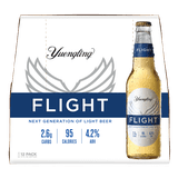 Yuengling FLIGHT Light Beer, 12 Pack Beer, 12 fl oz Glass Bottles, 4.2% ...