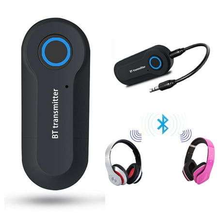 USB Bluetooth Audio Emitter 3.5mm Wireless Audio Adaptor Bluetooth 4.2 ...