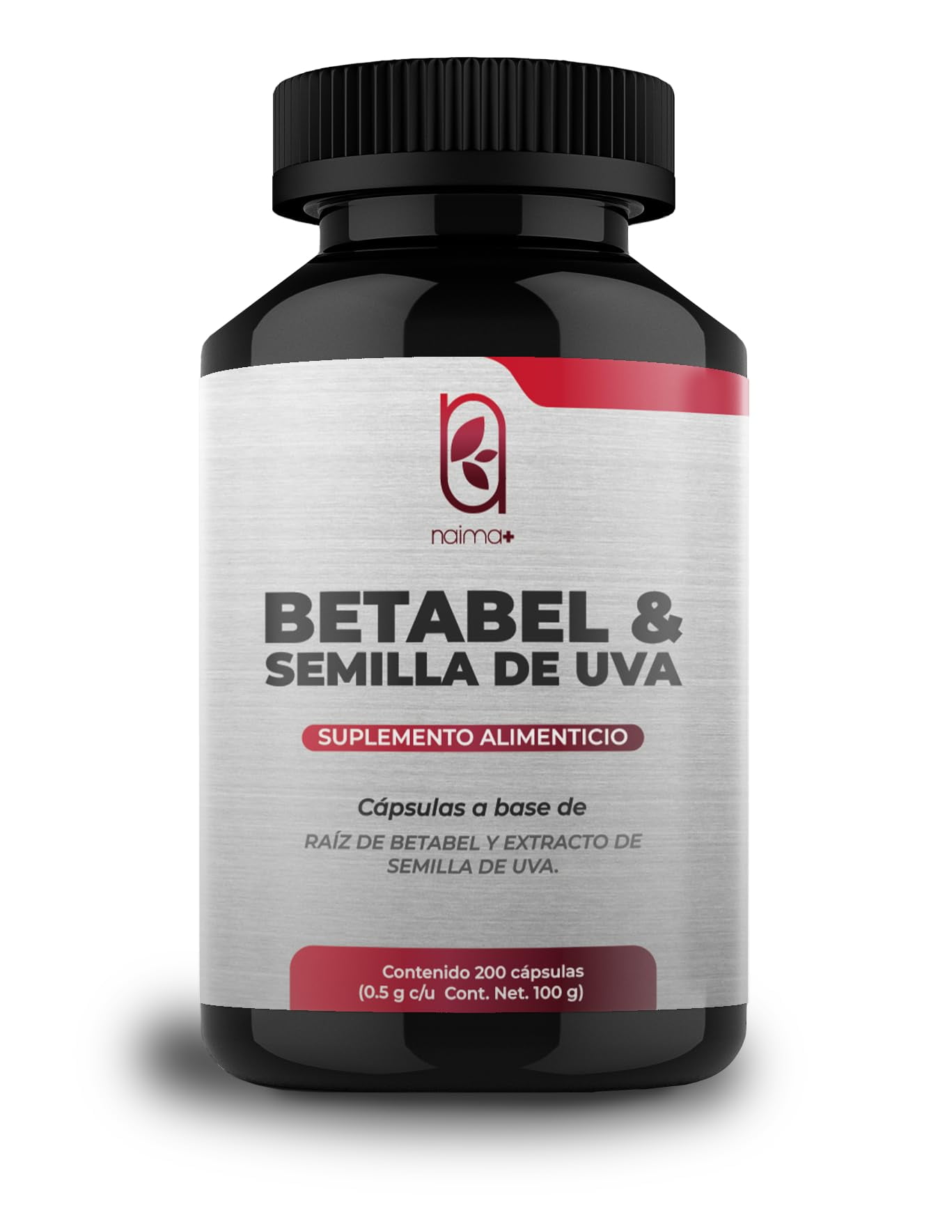 NAIMA Betabel 200 Cápsulas | Suplemento Alimenticio 100% Puro y Natural ...