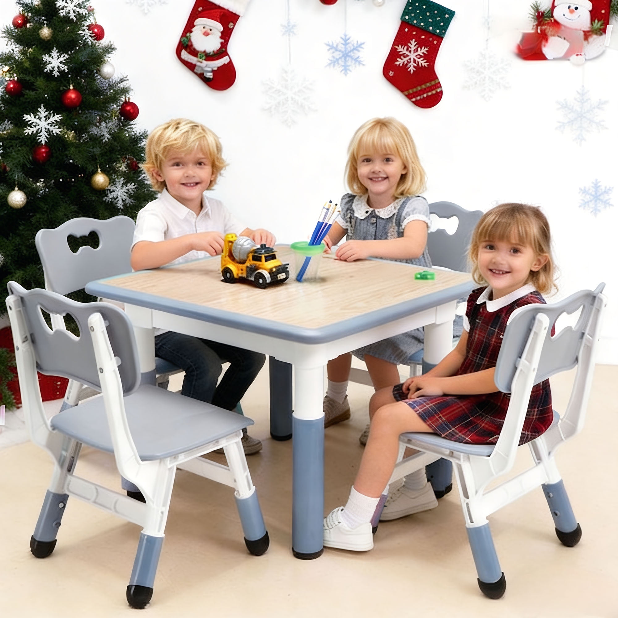 Click here for Twister. Ck Kids Table And 4 Chairs Set  Height Ad... prices
