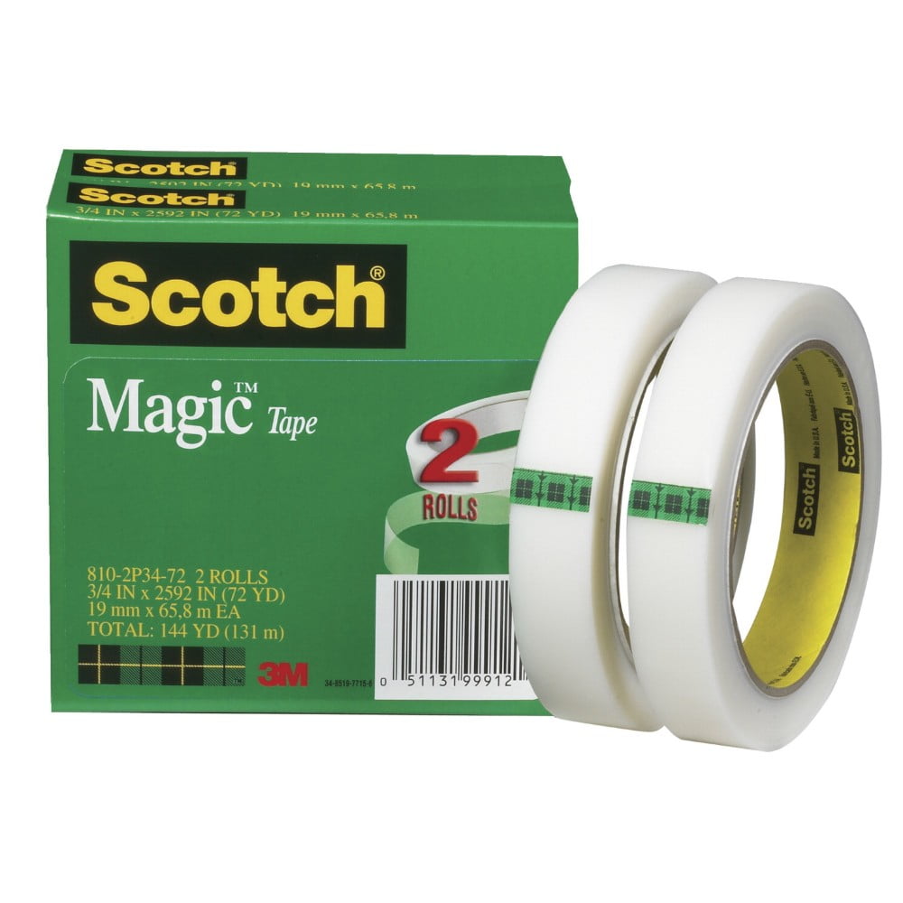 Scotch Multi-Purpose Photo-Safe Self-Adhesive Tape, 0.75 L x 2592 W In ...